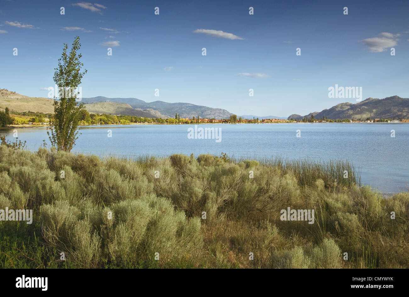 Osoyoos Lake, Osoyoos, BC Stock Photo - Alamy