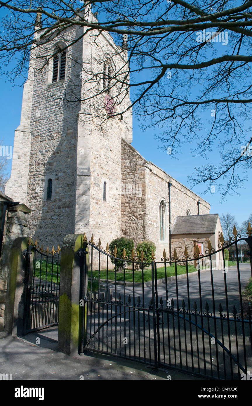 Saint Mary's church, Kippax Stock Photo - Alamy