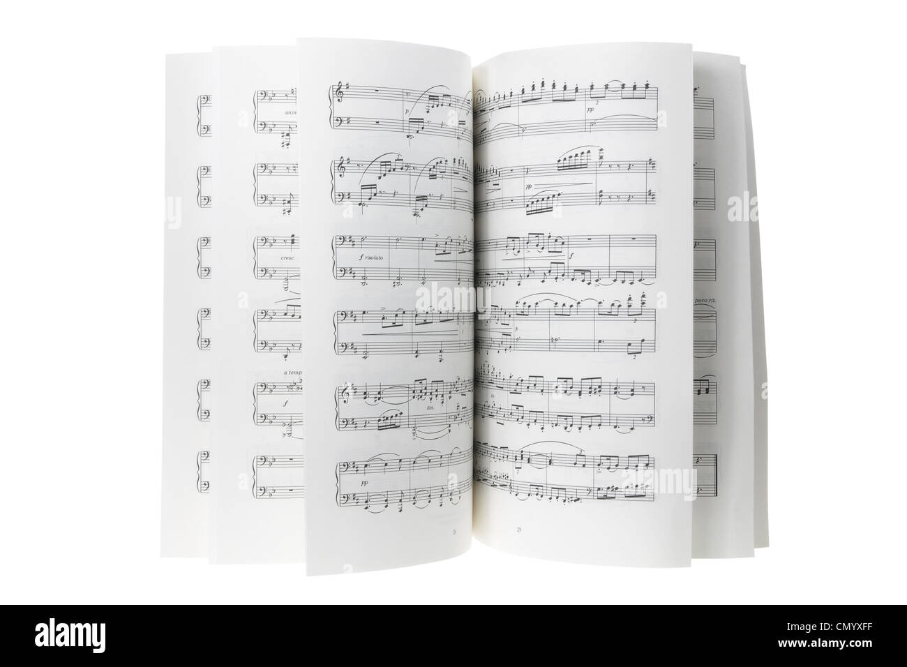 Musical notes cut out hi-res stock photography and images - Alamy