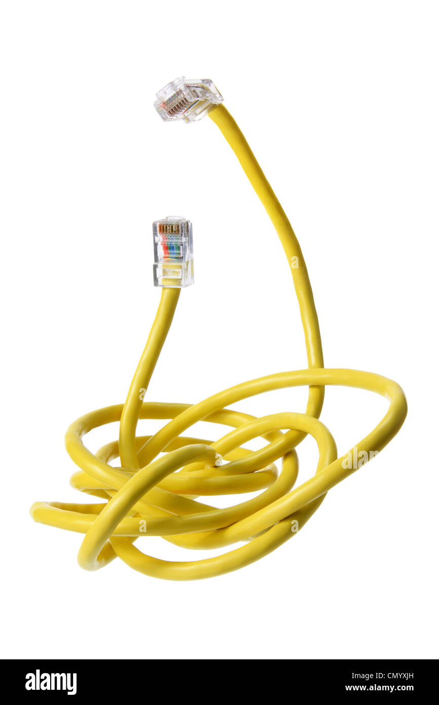 Internet cable cut out hi-res stock photography and images - Alamy