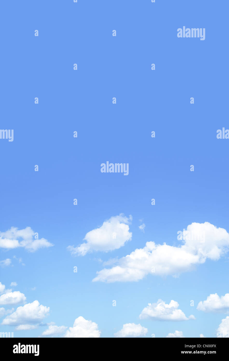 Blue sky and clouds and space for you own text Stock Photo - Alamy