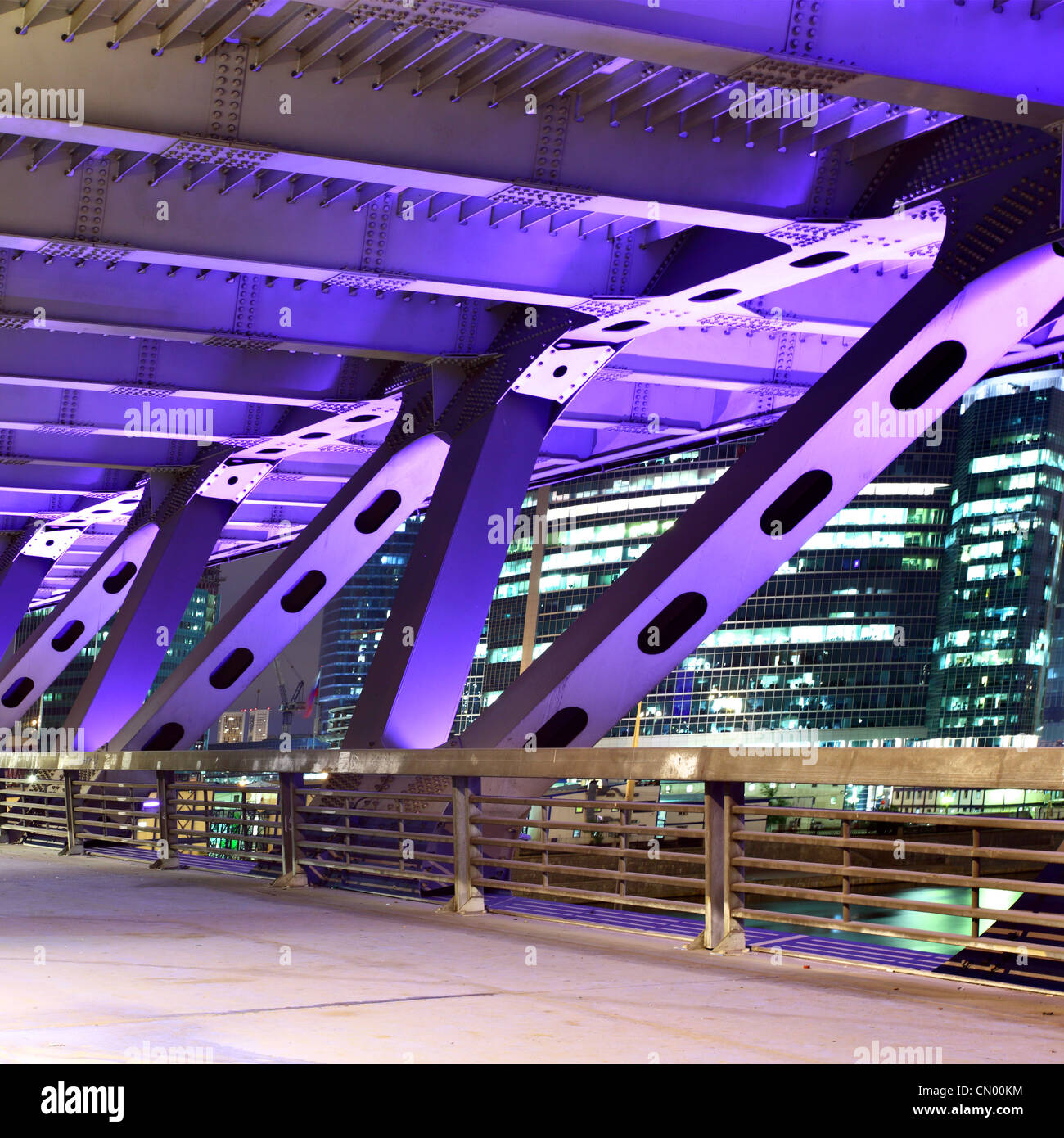 Modern steel truss bridge hi-res stock photography and images - Alamy