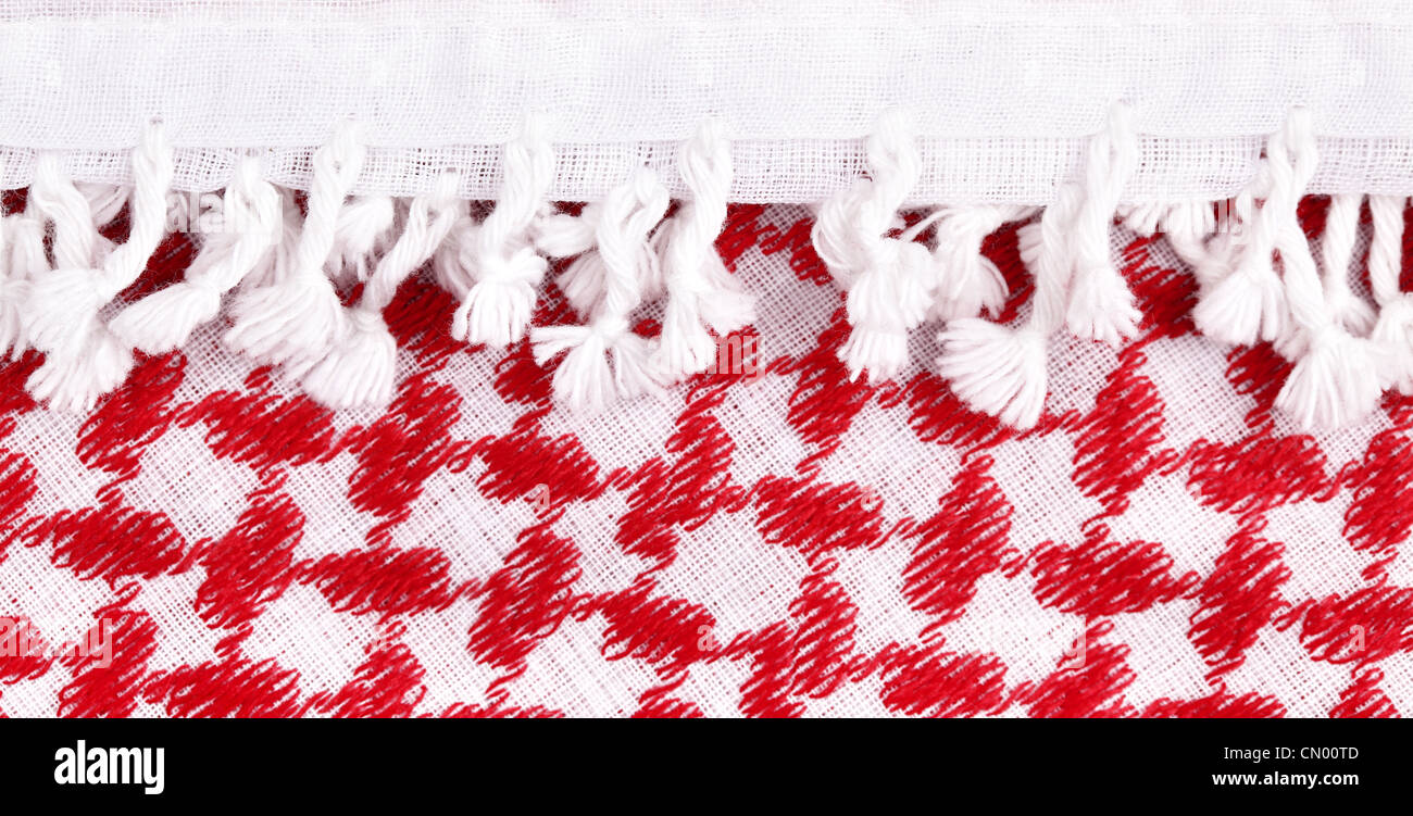 Red and white keffiyeh hi-res stock photography and images - Alamy