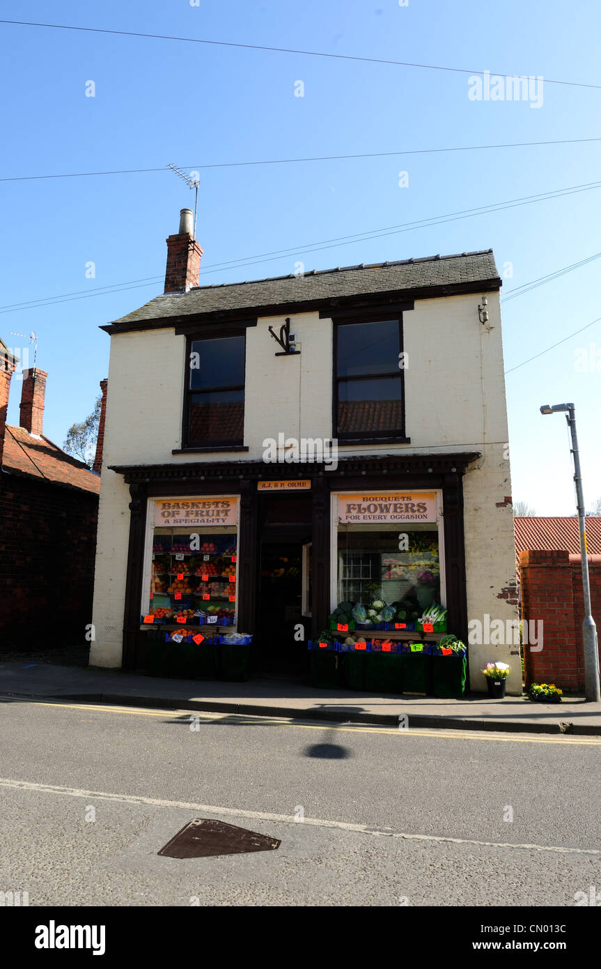 Wainfleet Village Center Lincolnshire England.Fruit and Vegetable Shop ...