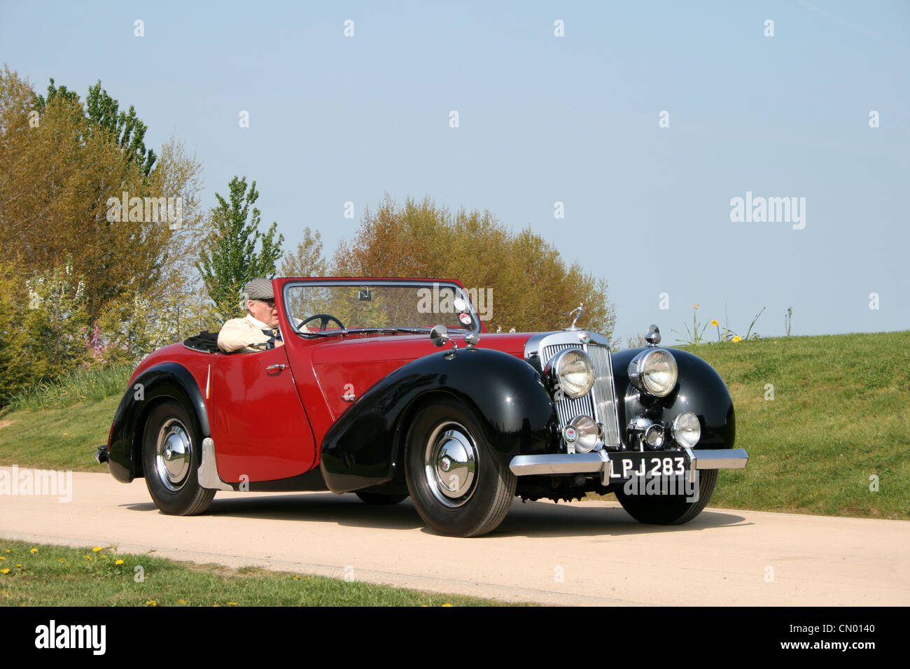 1947 triumph 1800 roadster 18tr hi-res stock photography and images - Alamy