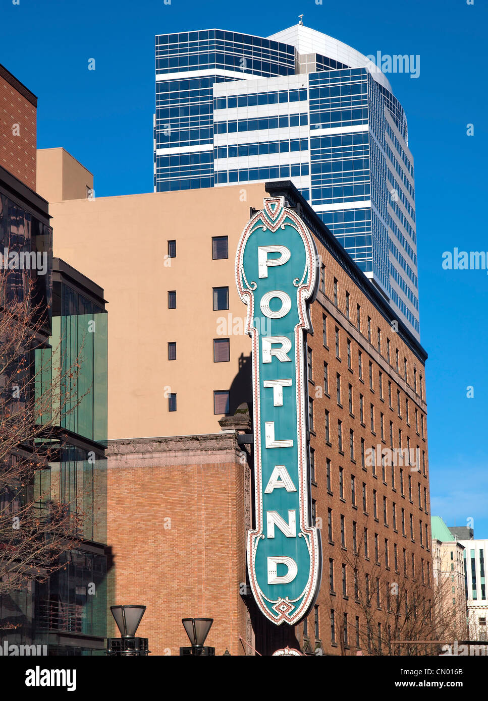 Portland sign, a popular landmark Stock Photo - Alamy
