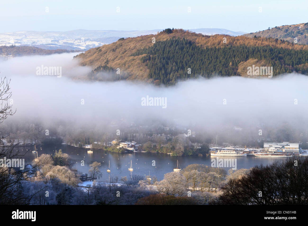 Fell Foot Park in Winter, Lake Windermere, England Stock Photo - Alamy