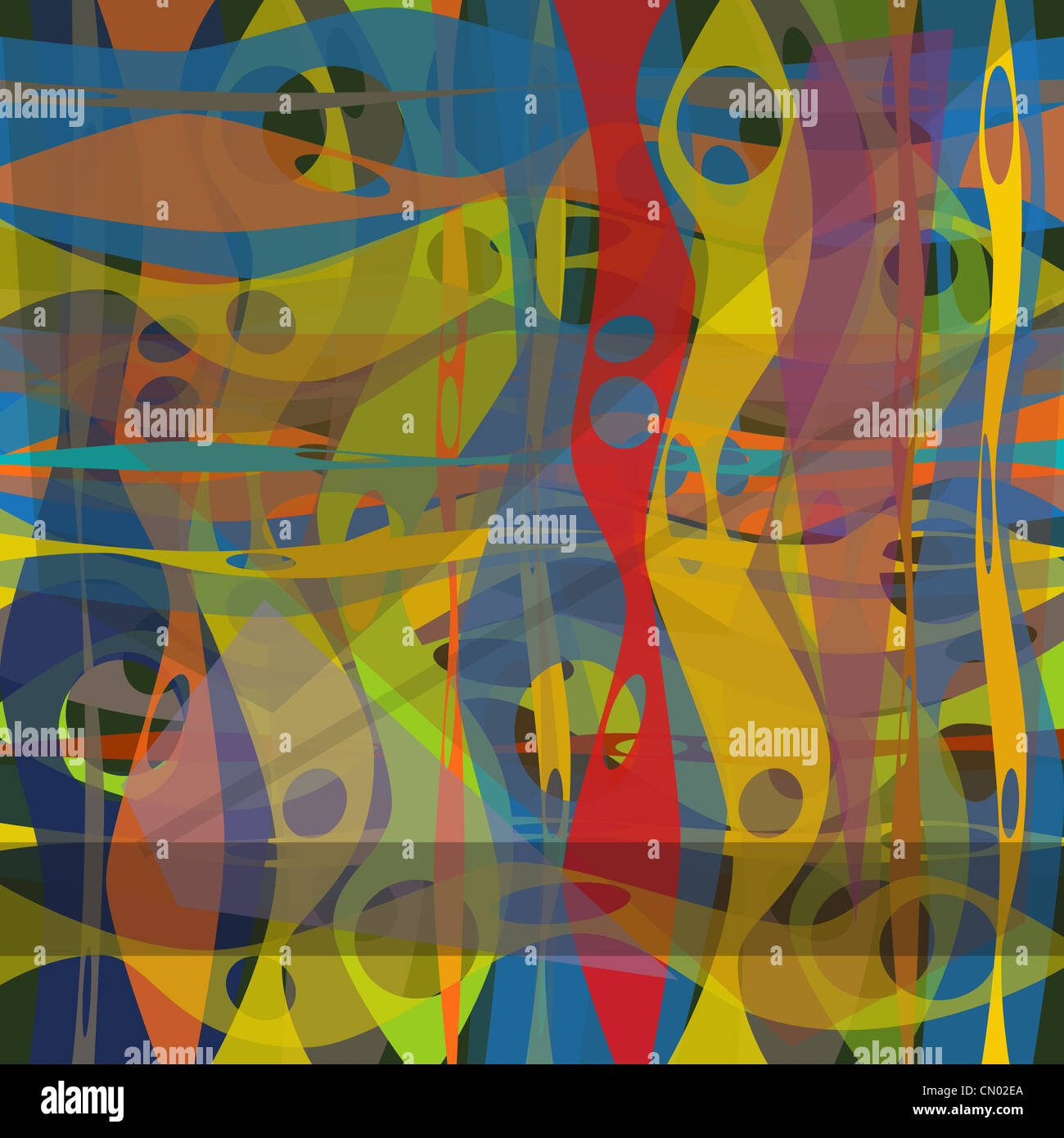 fine colored abstract background with curves and circles Stock Photo ...