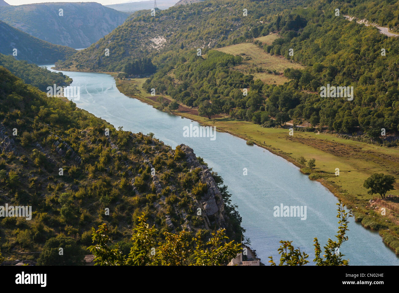 Zrmanja river canyon near Obrovac, Croatia Stock Photo - Alamy