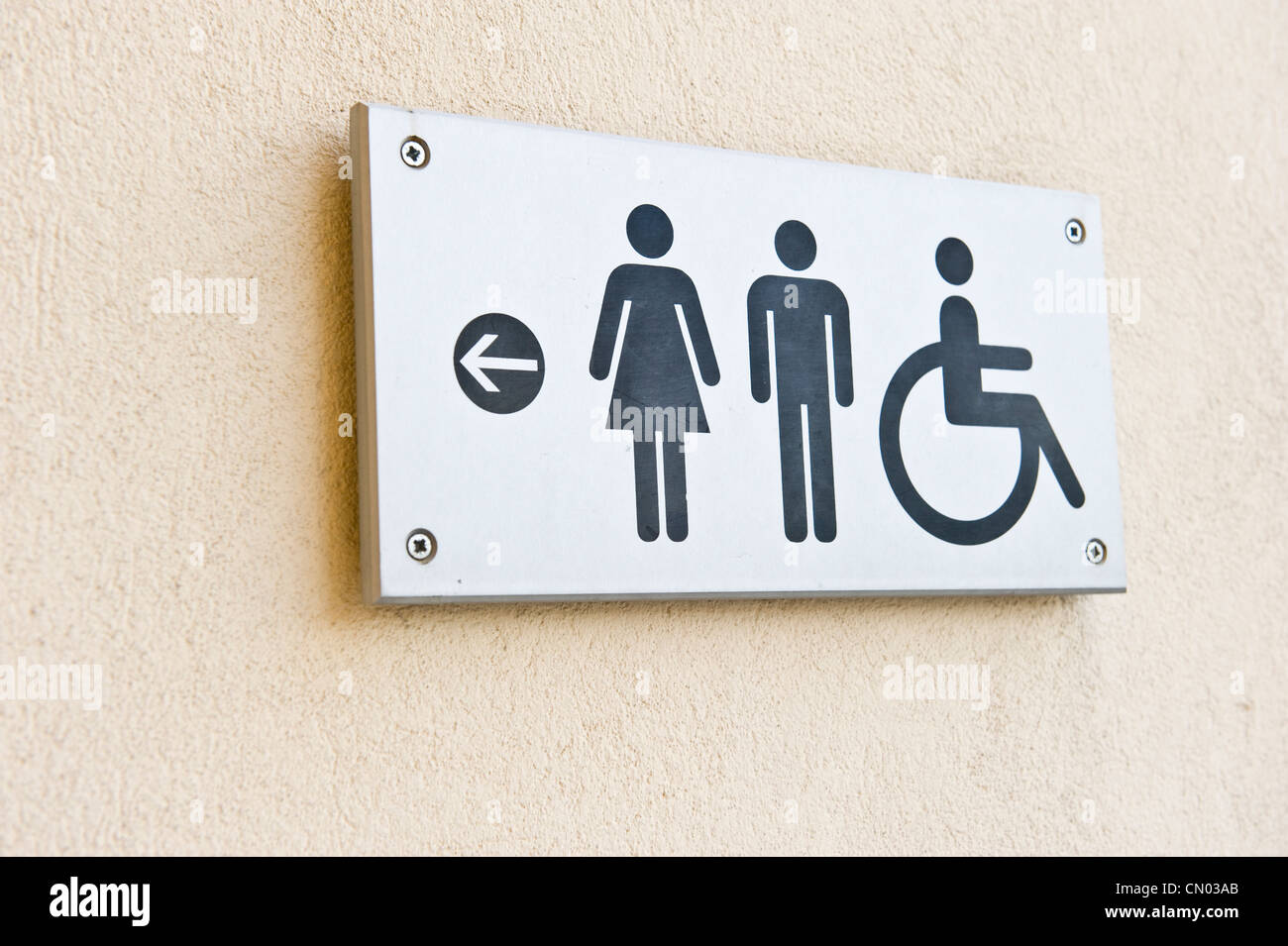 Unisex bathroom hi-res stock photography and images - Alamy