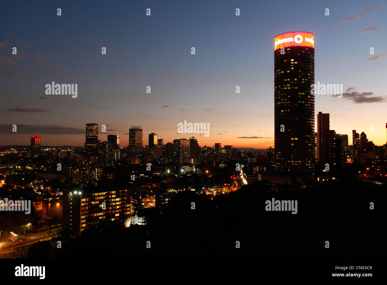 Johannesburg city night hi-res stock photography and images - Alamy