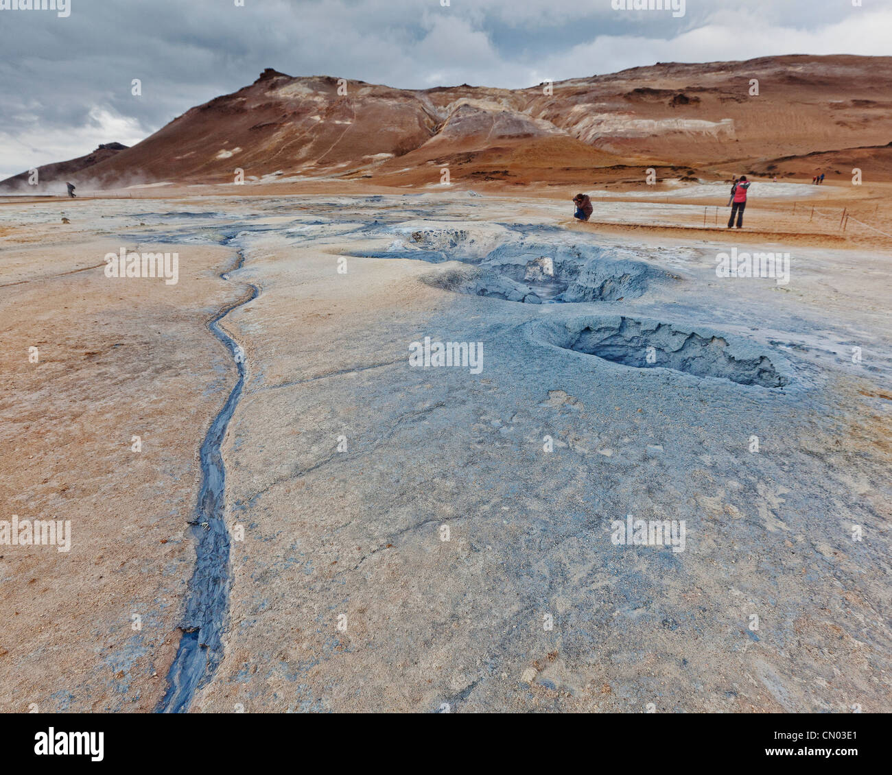 Namaskard, Geothermal Area, Northern Iceland Stock Photo - Alamy