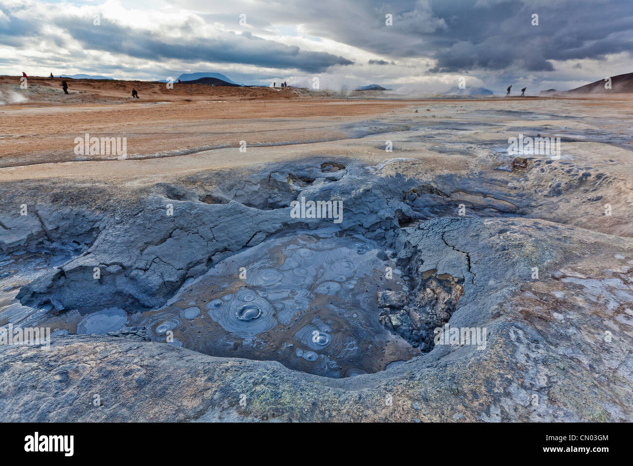 Namaskard, Geothermal Area, Northern Iceland Stock Photo - Alamy