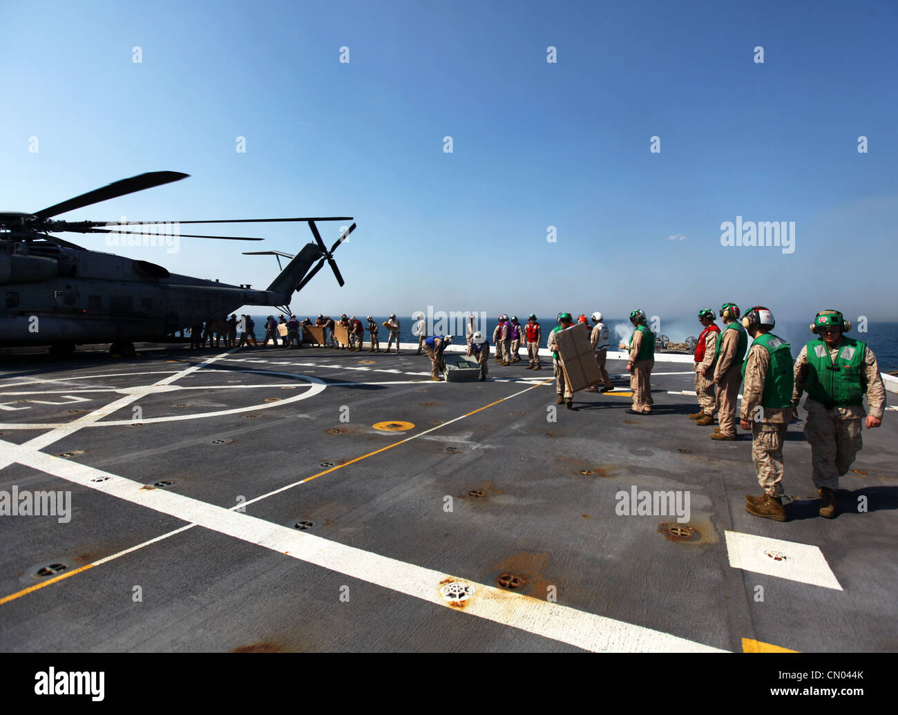 Marines and sailors with the 24th Marine Expeditionary Unit and Iwo ...
