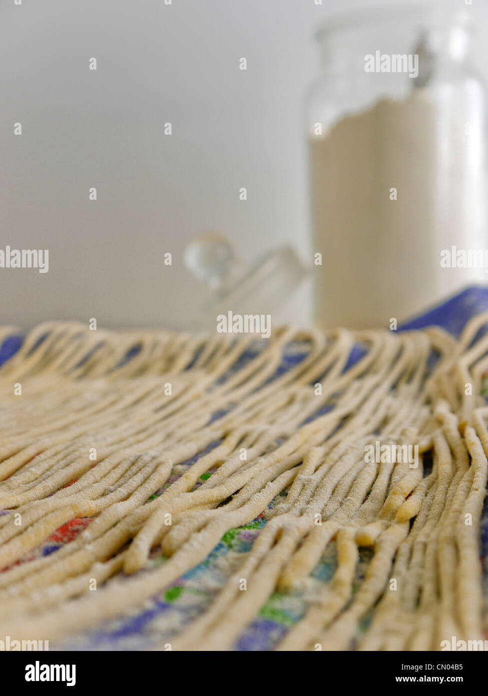 freshly handmade pasta Stock Photo - Alamy