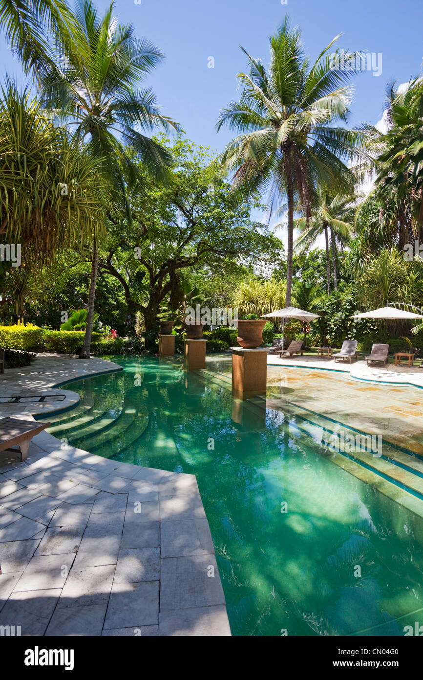 Swimming pool at Double Island Resort. Palm Cove, Cairns, Queensland ...
