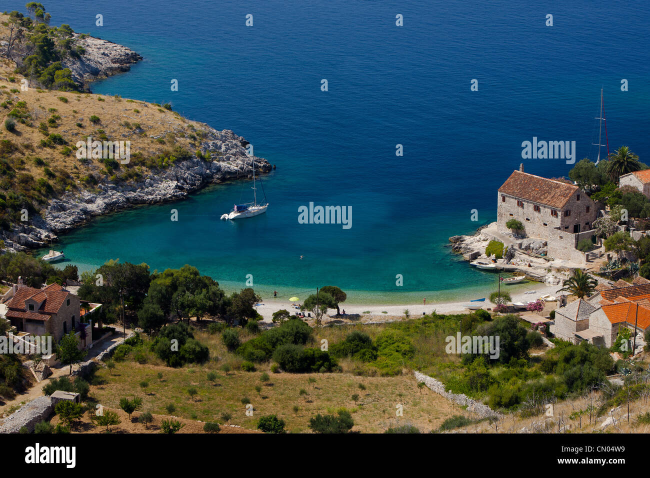 Croatia hvar cove hi-res stock photography and images - Alamy