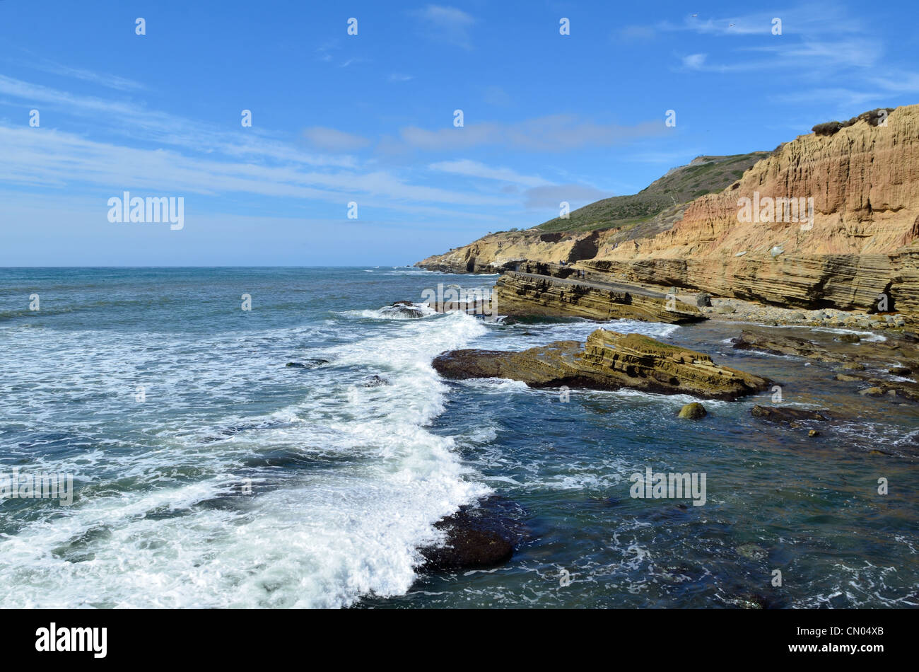 Ocean sea coast rocky waves hi-res stock photography and images - Alamy