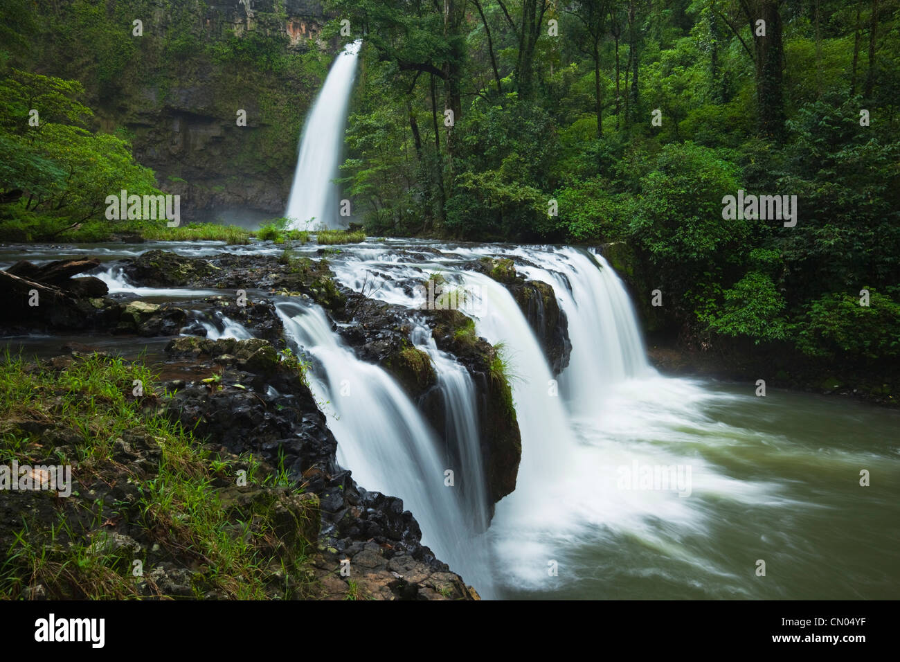 Nandroya Falls in Wooroonooran National Park. Atherton Tablelands ...