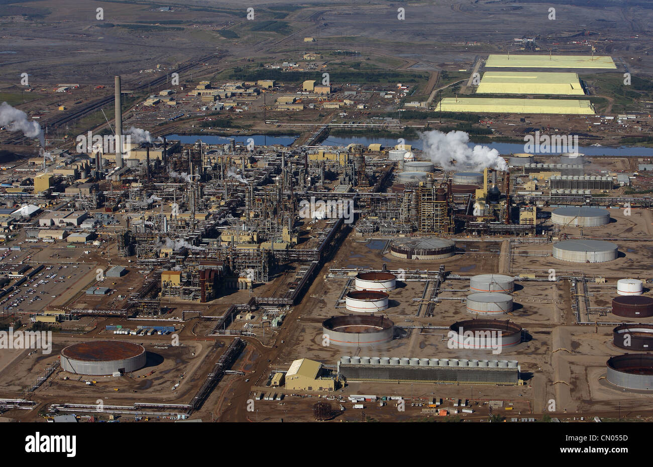 Fort McMurray, Alberta. Syncrude Canada's upgrader facility at the ...