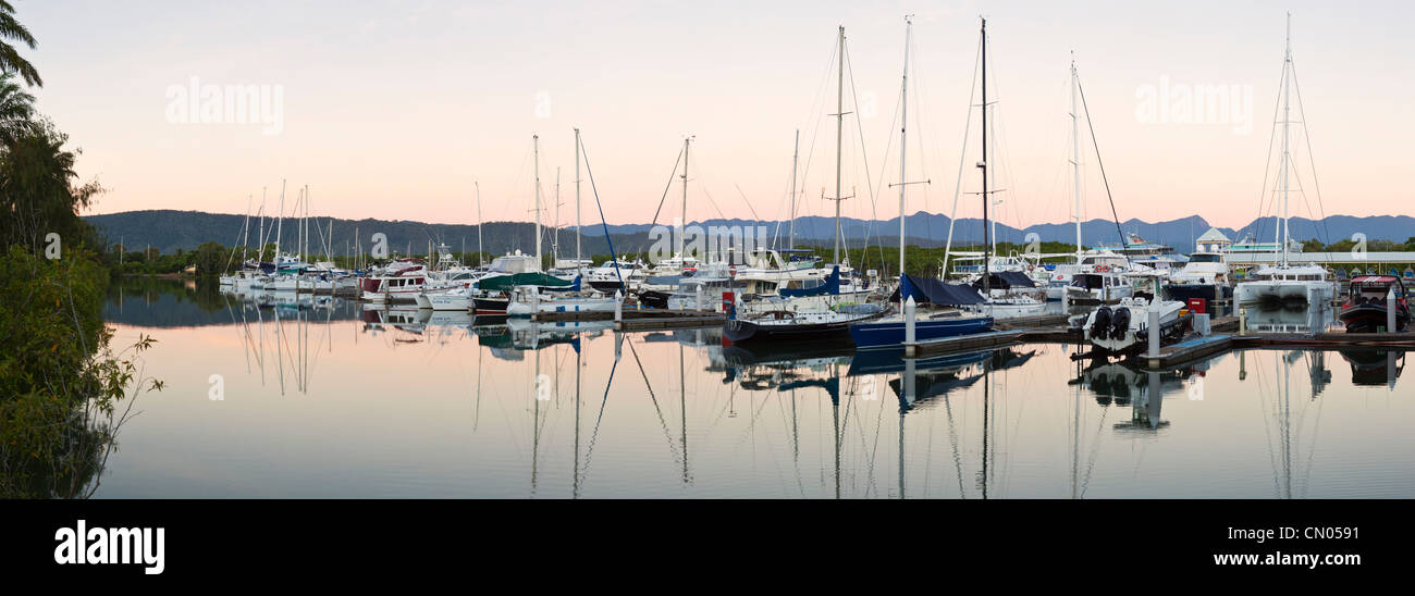Port Douglas Marina at Dickson Inlet. Port Douglas, Queensland ...