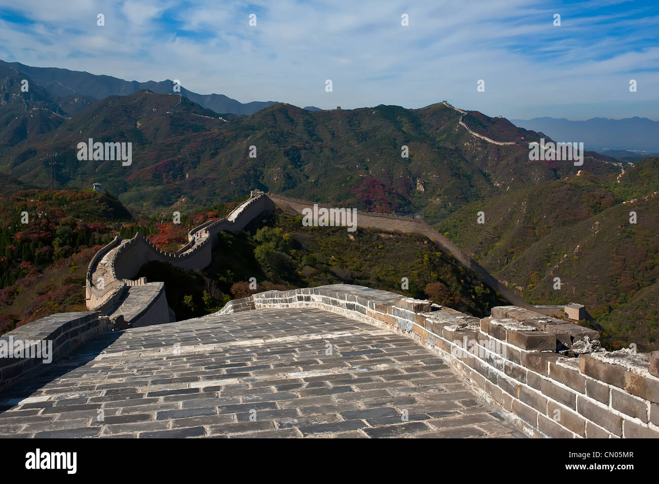 Great Wall, Badaling of Beijing, China,miracle Stock Photo - Alamy