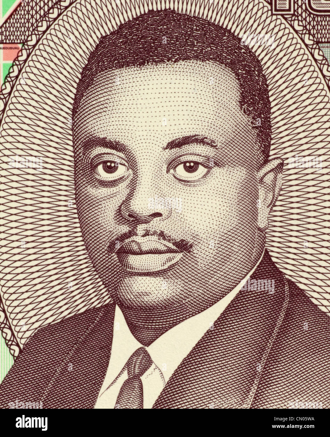 Prince Louis Rwagasore (1932-1961) on 100 Francs 2010 Banknote from ...