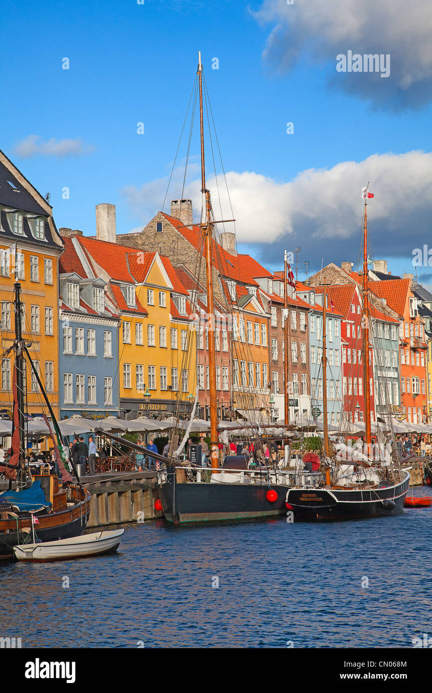 Copenhagen (Nyhavn district) in a sunny summer day Stock Photo - Alamy