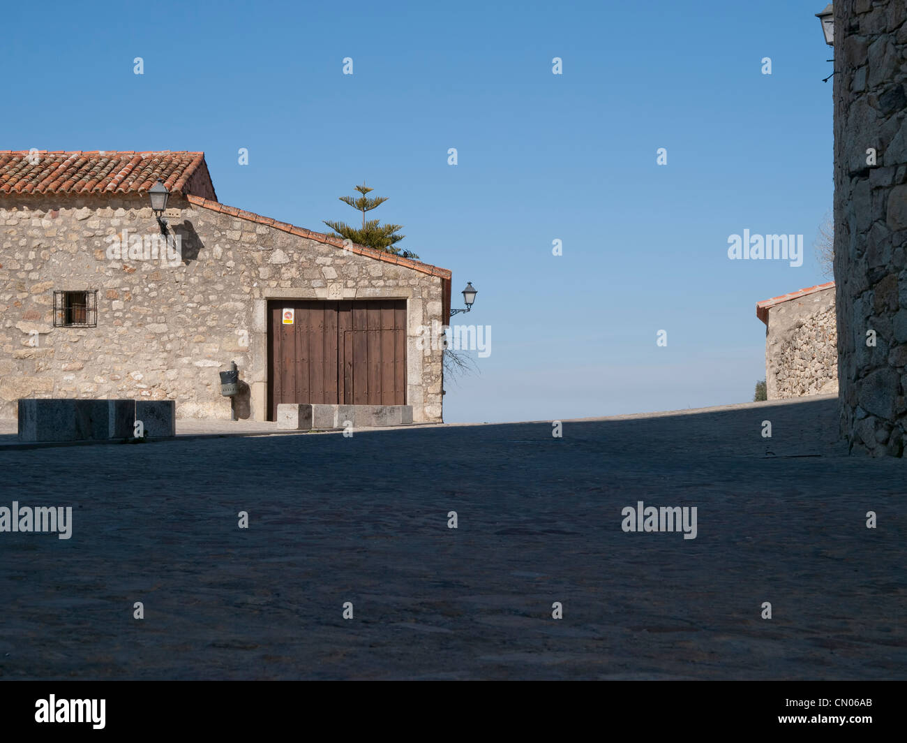 Old farm at Trujillo (Spain Stock Photo - Alamy