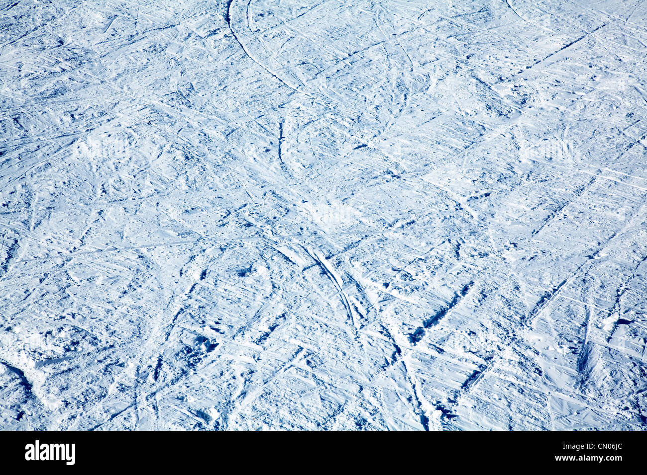 Surface of snow with lines Stock Photo - Alamy