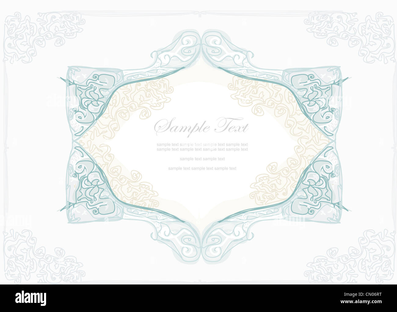 abstract frame with space for your text Stock Photo - Alamy