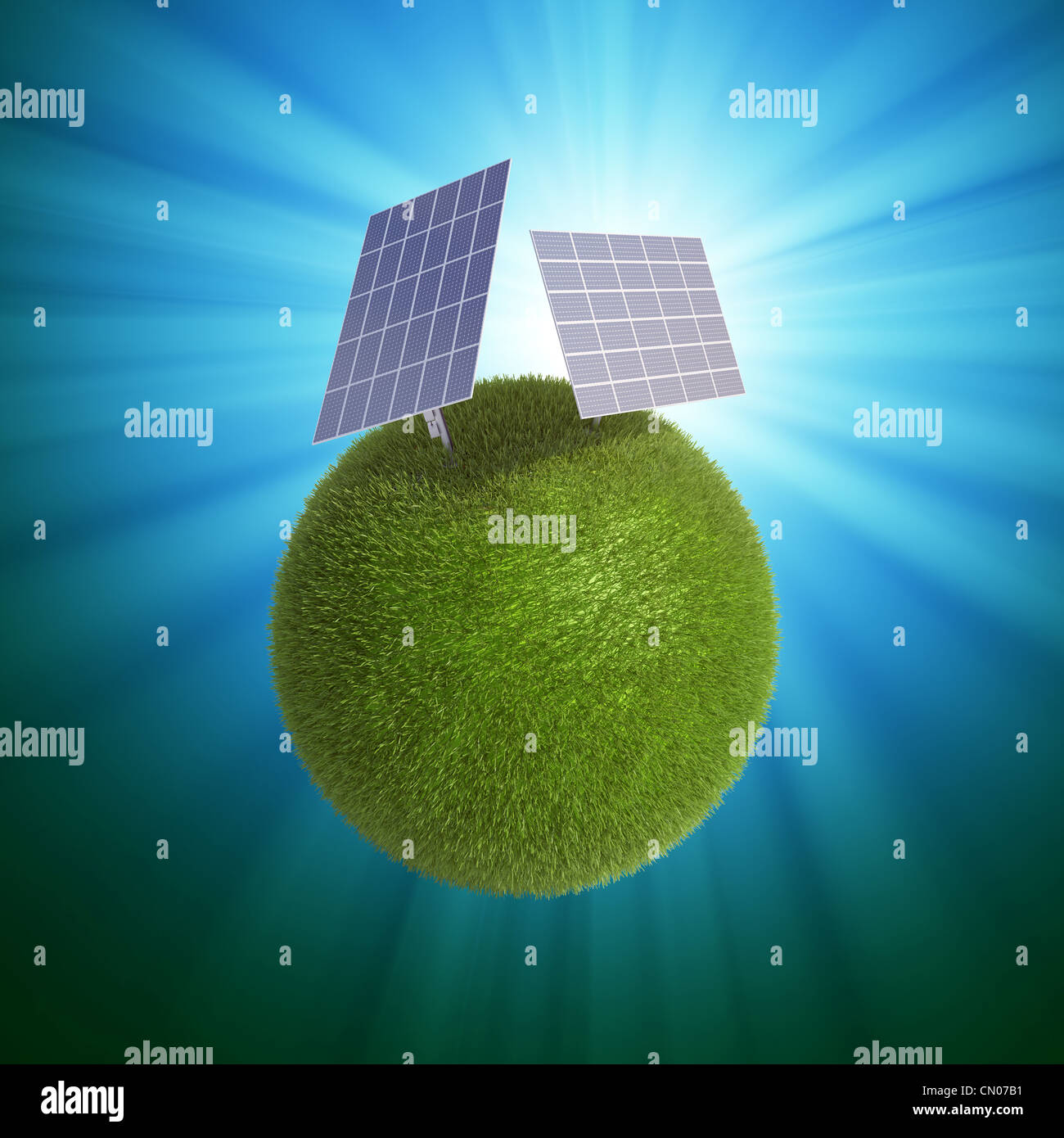 Photovoltaics panel - solar energy concept Stock Photo - Alamy