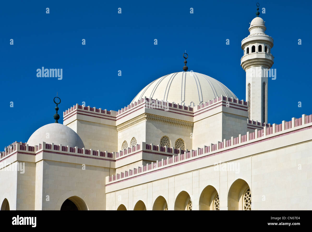 Bahrain, Manama, the Al Fateh Mosque, olso known as the Grand Mosque ...