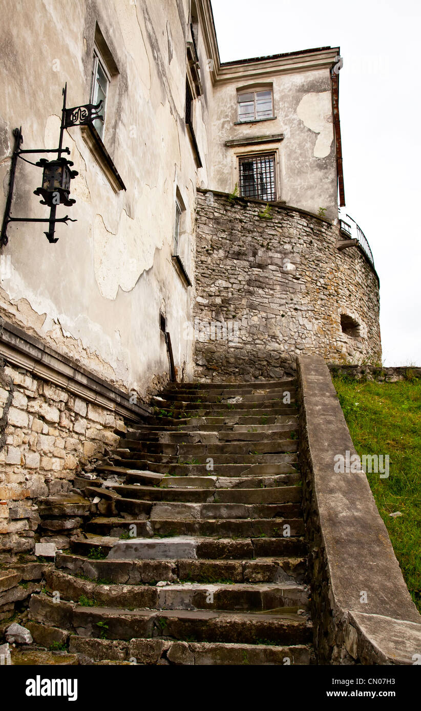 Old castle stairs hi-res stock photography and images - Alamy