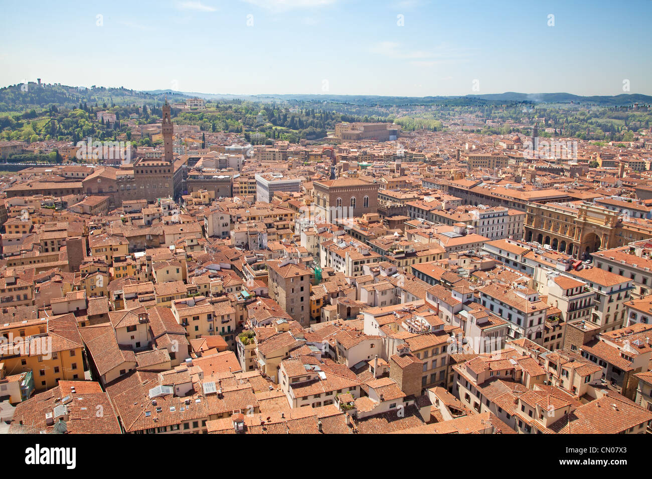 Panoramic view of the Florence, Italy Stock Photo - Alamy