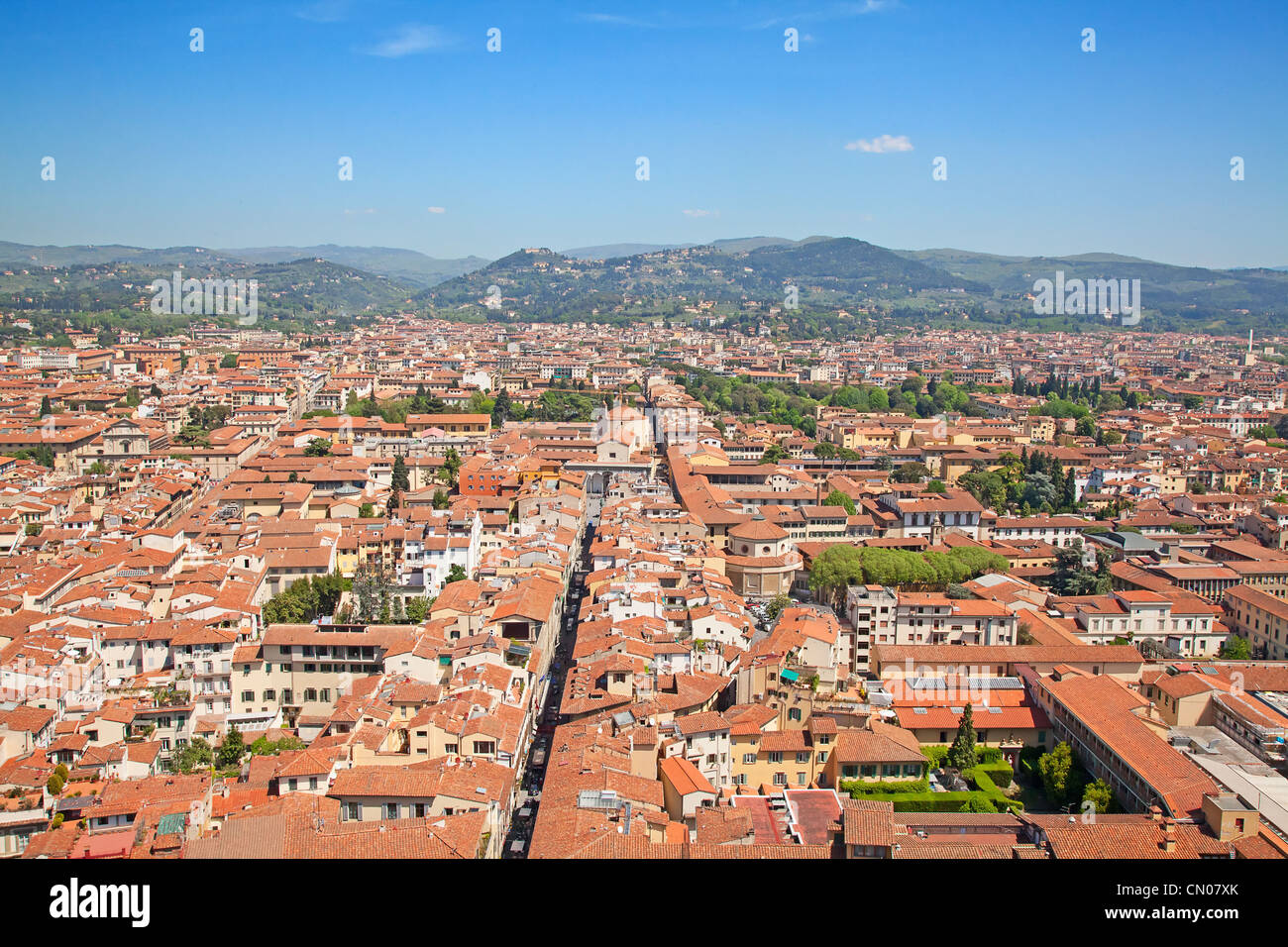 Aerial view of the Florence, Italy Stock Photo - Alamy