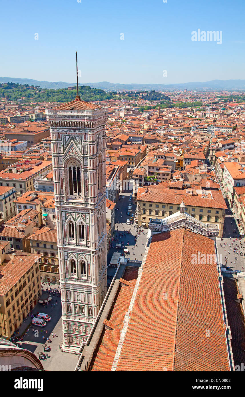 Aerial view of the Florence, Italy Stock Photo - Alamy