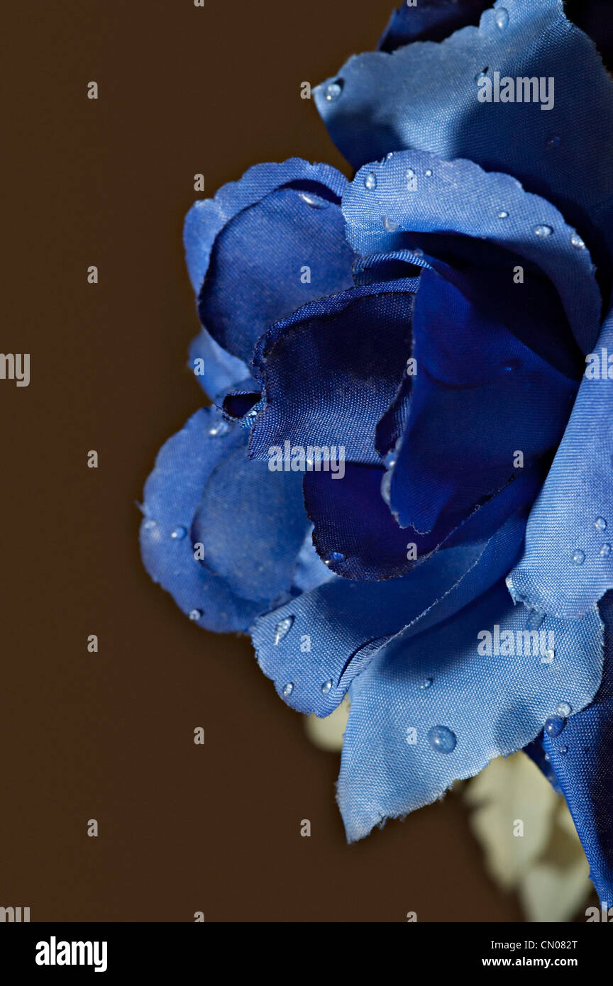 Artificial blue flower Stock Photo - Alamy