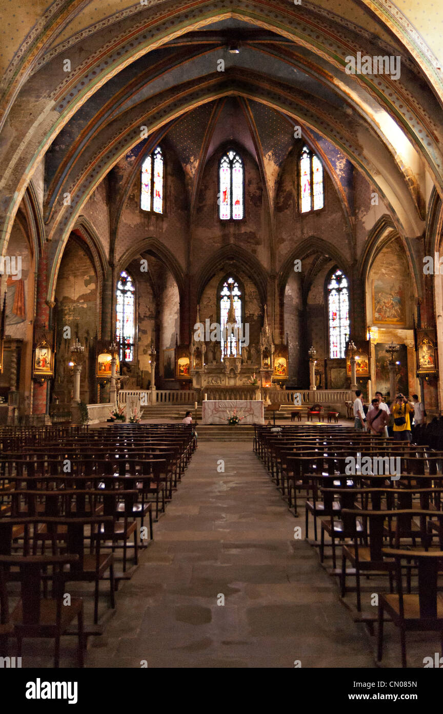 church of St Maurice mirepoix france in the cathars region france Stock ...