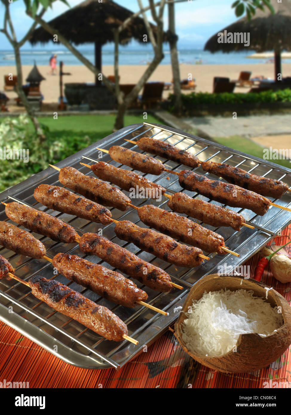 spicy beef barbecue Stock Photo - Alamy