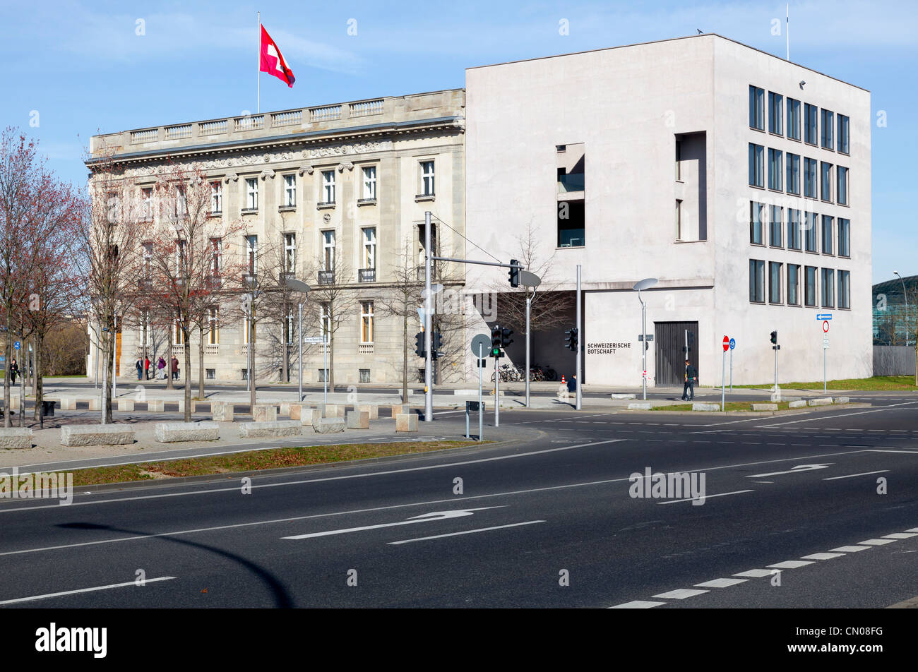Swiss Embassy, Berlin, Germany Stock Photo - Alamy