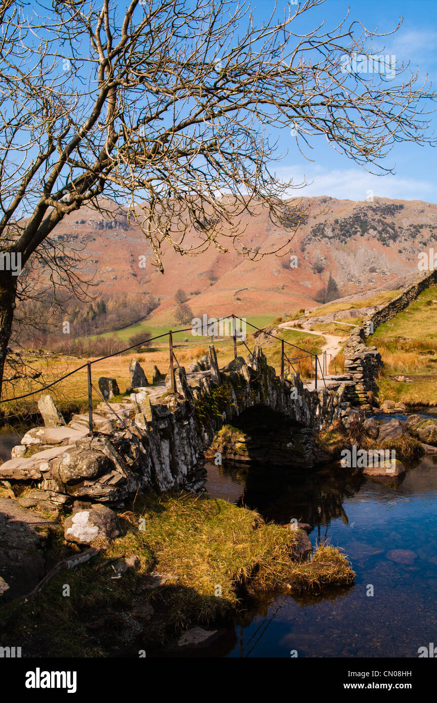 Slaters Bridge in the English Lake District Stock Photo - Alamy
