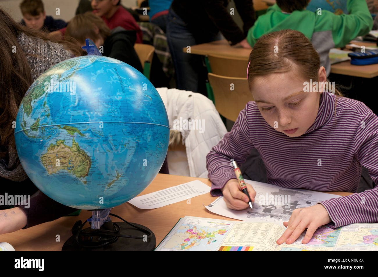Geography lesson Germany Stock Photo - Alamy