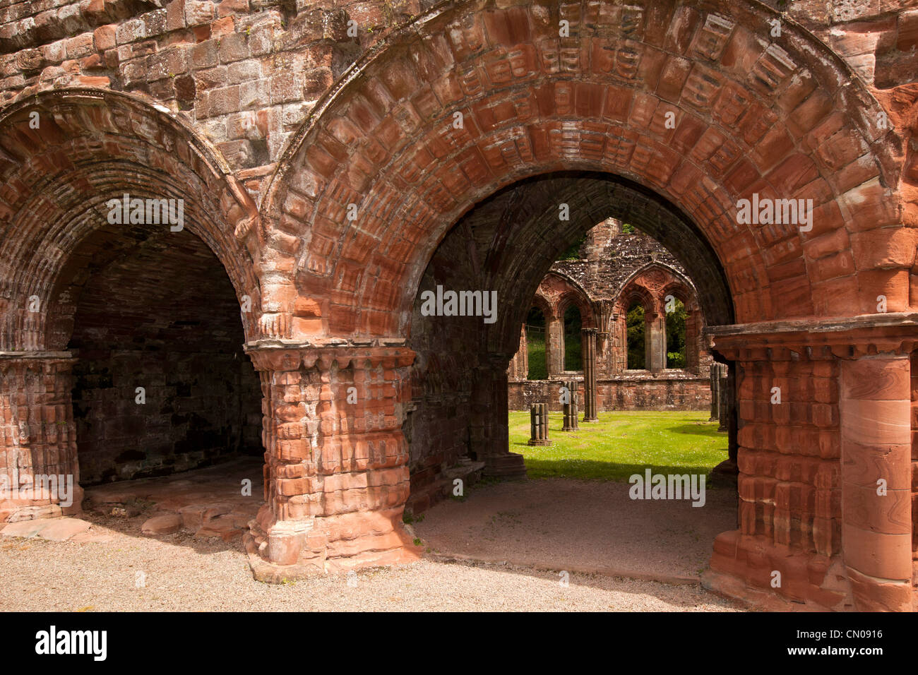 UK, Cumbria, Barrow in Furness, Furness Abbey, Cistercian Monastery ...