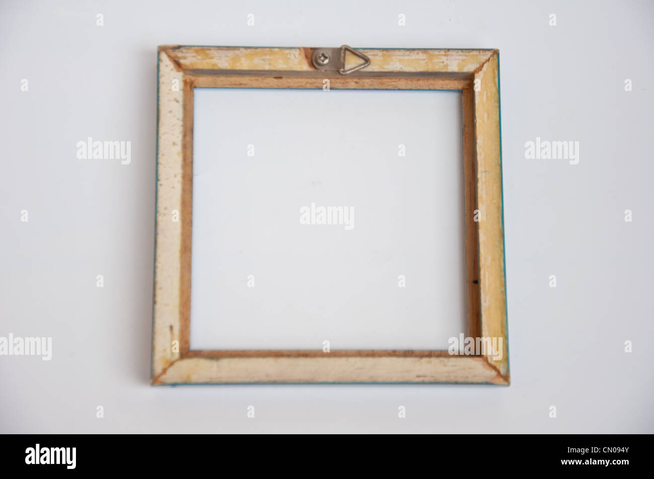 Back blank frame on white background Stock Photo - Alamy