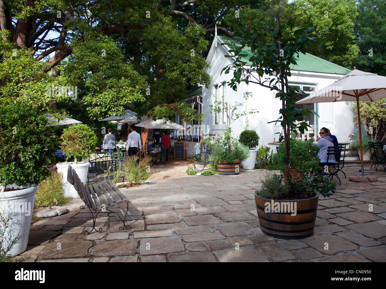 Montebello Cafe Restaurant in Newlands - Western Cape Stock Photo - Alamy