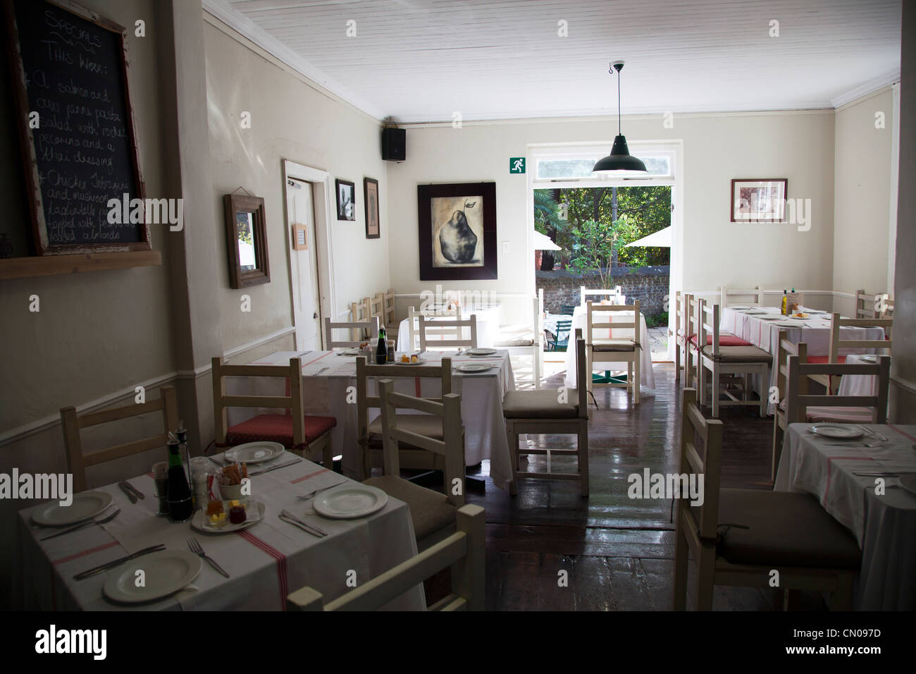 Montebello Cafe Restaurant in Newlands - Western Cape Stock Photo - Alamy