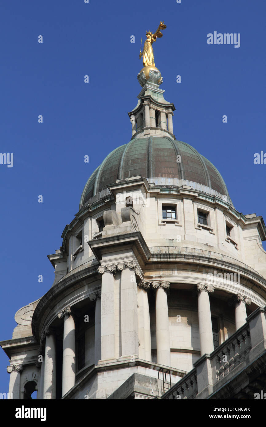 England London Old Bailey, Central Criminal Court Stock Photo - Alamy