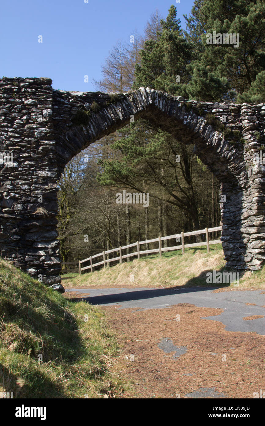 The Hafod Arch, Cwmystwyth Stock Photo - Alamy
