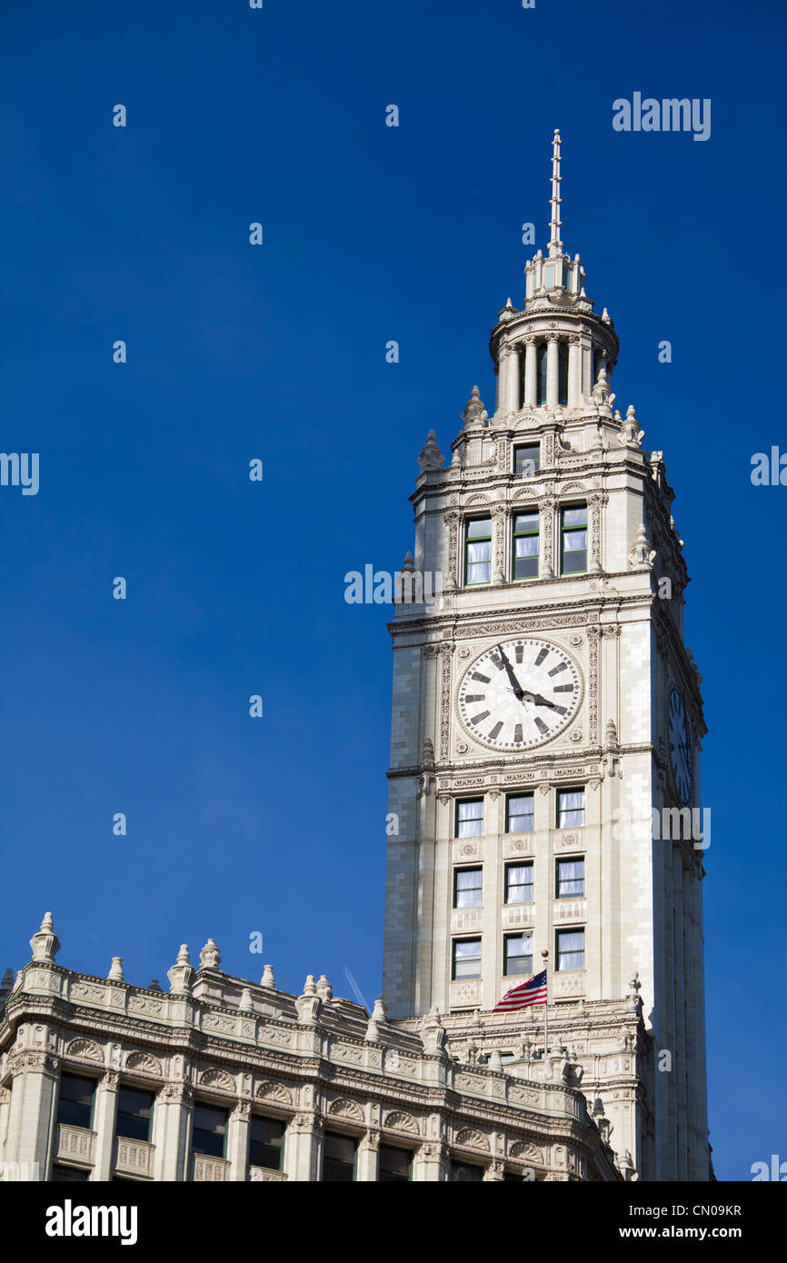 The wrigley clock tower building hi-res stock photography and images ...